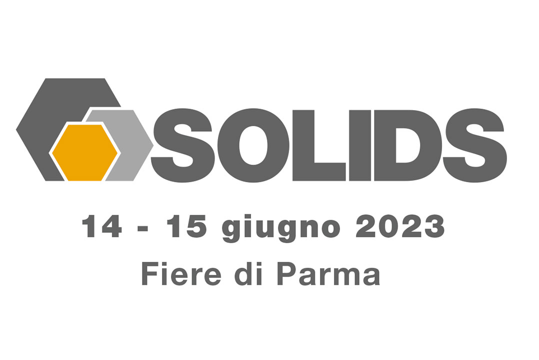 Coperion e Rotex al Solids 2023 di Parma - Studio Vezzosi